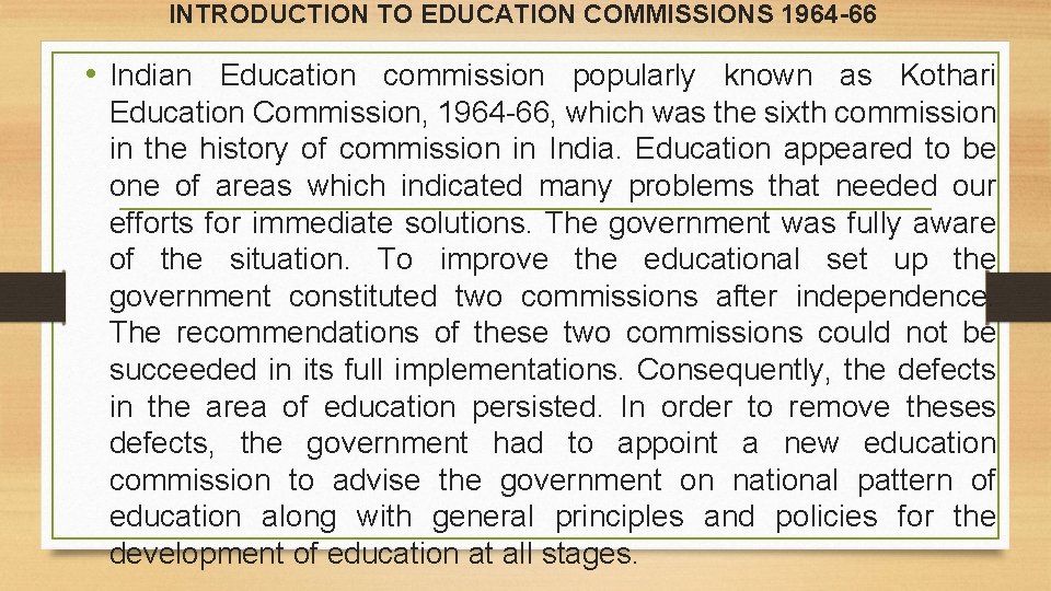 Indian Education Commission Kothari Commission 196466 Dr Sukhwinder