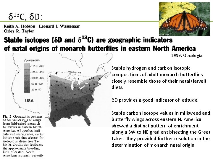 Stable Isotopes and Animal Migration February 24 2010