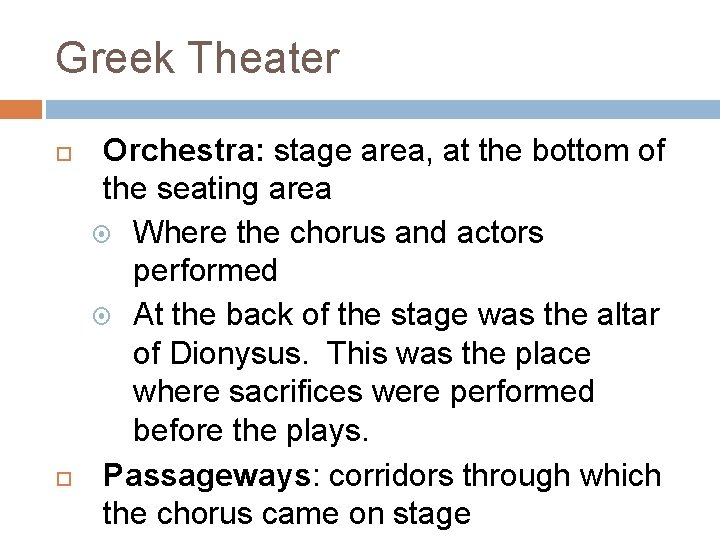 Classical Greek Tragedy Ancient Greece invented drama Drama
