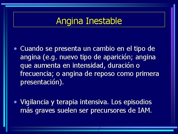 SINDROMES CORONARIOS AGUDOS Isquemia e Infarto Agudo de
