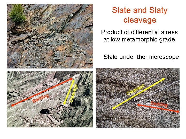 The Rock Cycle Metamorphosed Sedimentary Rock Formation of