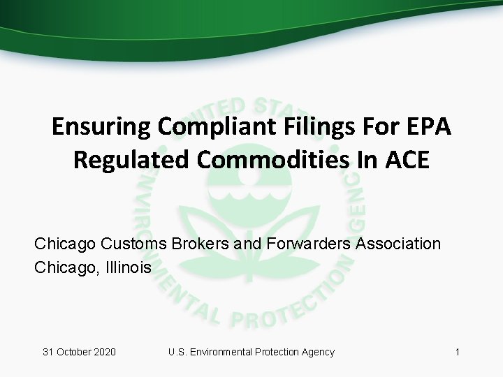 Ensuring Compliant Filings For EPA Regulated Commodities In