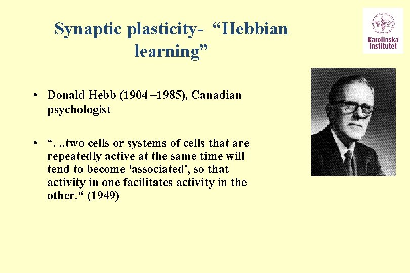 Plasticity of the nervous system an old concept