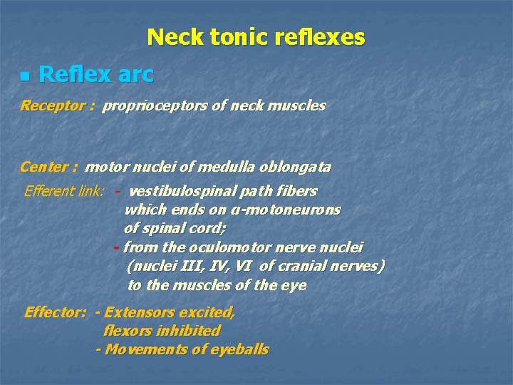The neural organization of posterior brain n Nuclei