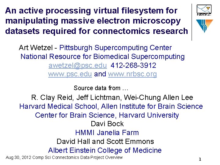 An active processing virtual filesystem for manipulating massive