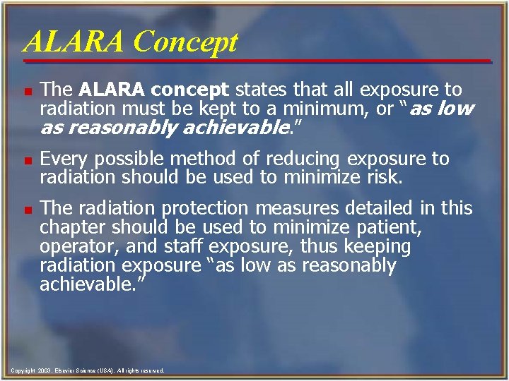 Chapter 38 Radiation Health Safety Copyright 2003 Elsevier