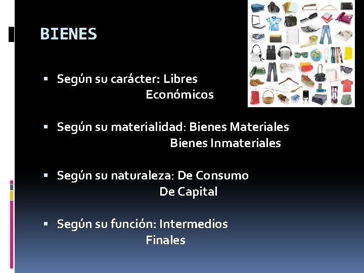 CIENCIAS SOCIALES Y REALIDAD NACIONAL CONCEPTOS BSICOS ECONOMA