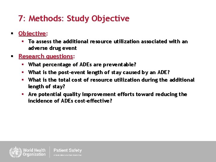 Introduction to Patient Safety Research Presentation 16 Evaluating