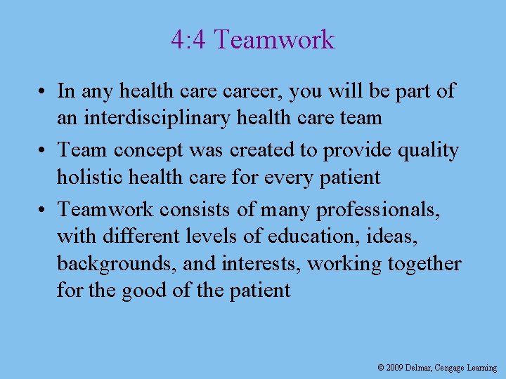 Chapter 4 Personal and Professional Qualities of a