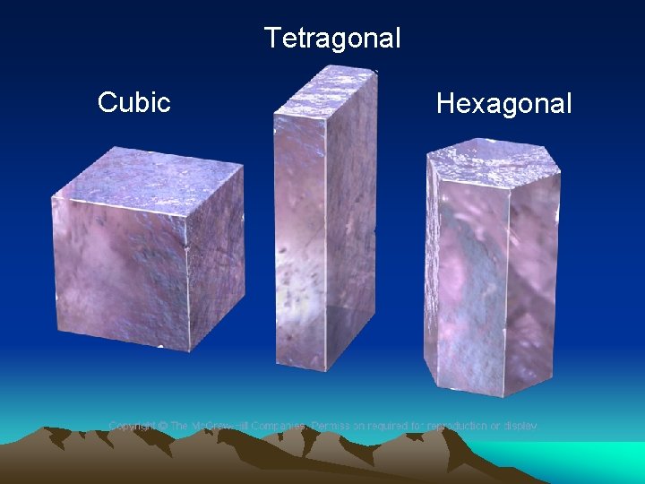 Building a House Out of Minerals A roof