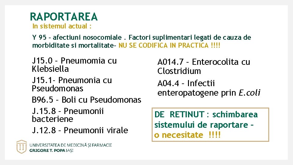 INFECTIILE ASOCIATE ASISTENTEI MEDICALE DE LA DIAGNOSTIC LA
