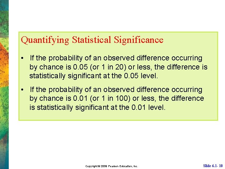 6 1 The Role of Probability in Statistics