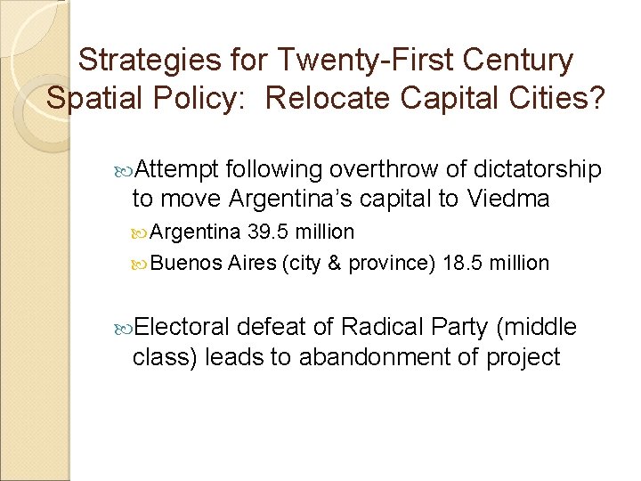 LAND USE IN LATIN AMERICA Urban Planning PreColombian