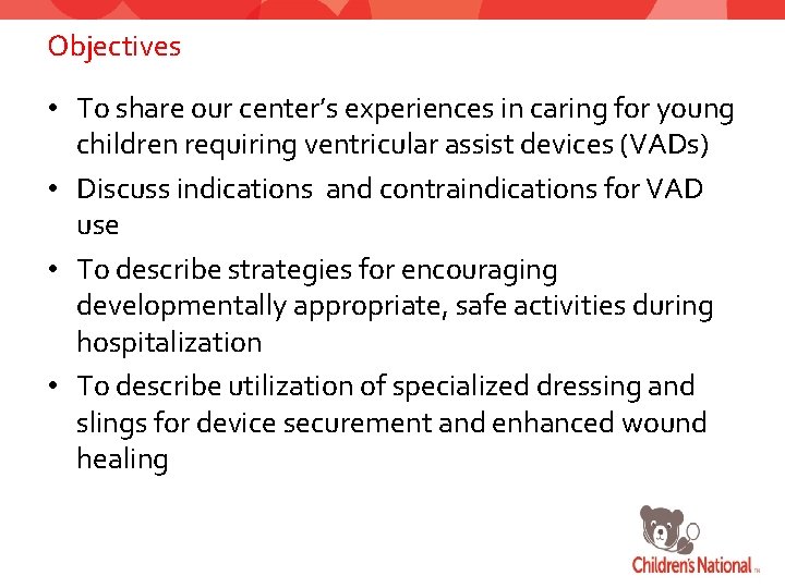 Management of Young Children Requiring Ventricular Assist Devices