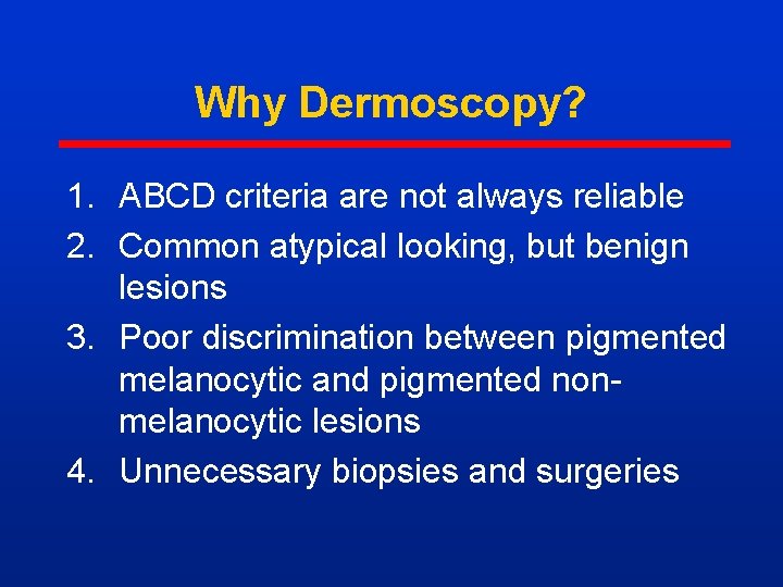 New methods to diagnose changing moles Zsolt B
