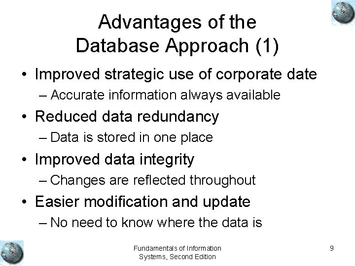 Organizing Data and Information Chapter 3 Fundamentals of