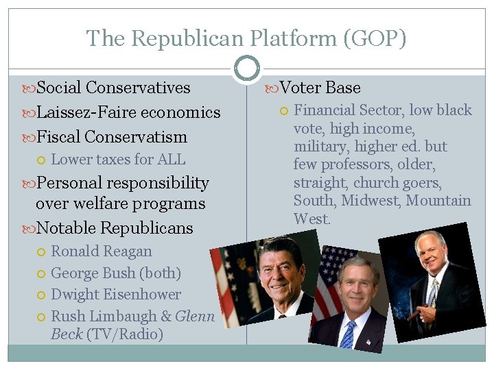 American Political Parties REPUBLICANS VS DEMOCRATS History Opposing