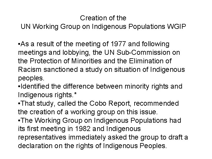 UN Declaration on the Rights of Indigenous Peoples