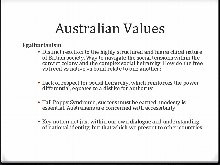 Unit 4 Revision Class Language variation in Australian