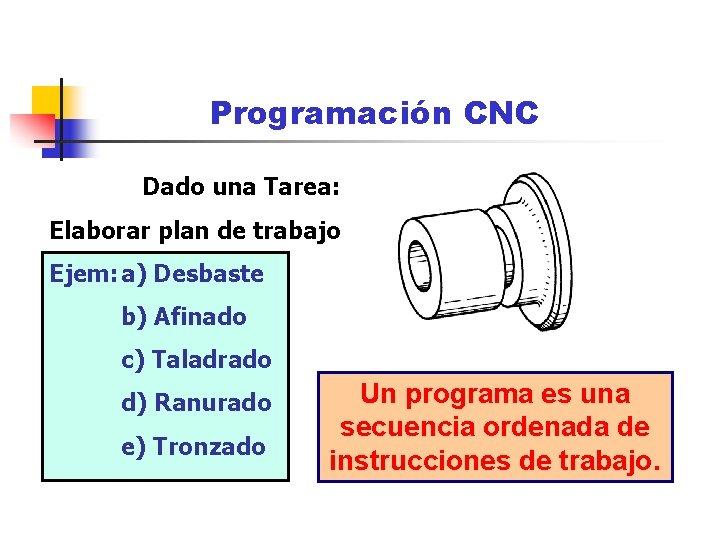 EL PLACER DE ESTUDIAR INTRODUCCIN AL TORNO CNC