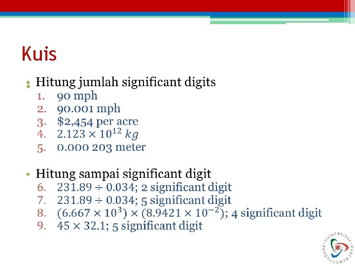 Dasar Logika Matematika Week 11 Rounding Rules Dealing
