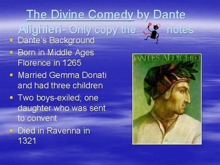 Welcome to HELL The Divine Comedy by Dante