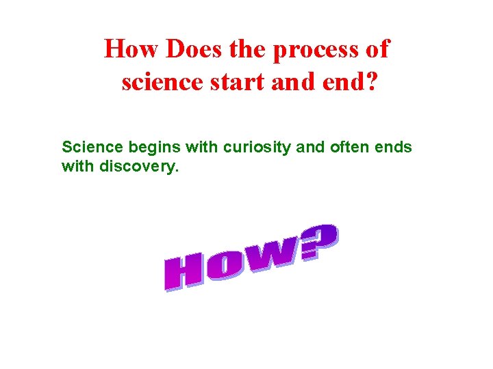 Chapter 1 Science Skills What is Science Using