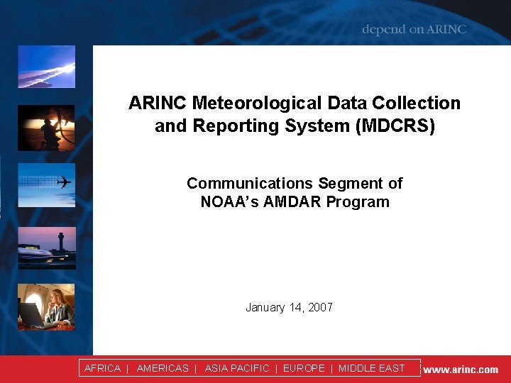 ARINC Meteorological Data Collection and Reporting System MDCRS