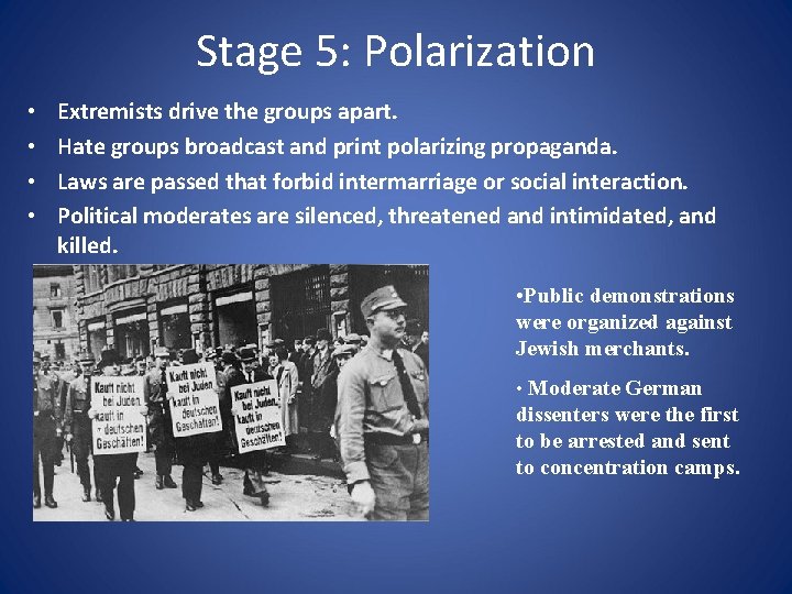 The Eight Stages of Genocide Dr Gregory Stanton