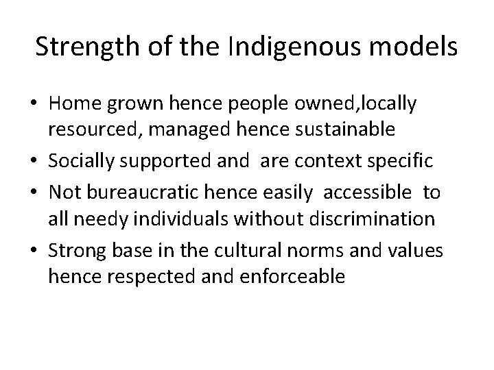Indigenous and Innovative models of interventions for elderly