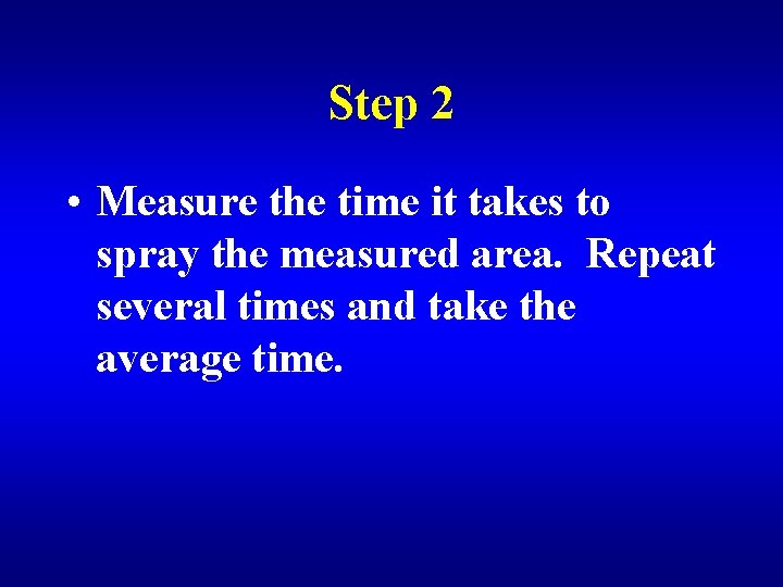 1128 Method Of Calibration Calibrating Hand Sprayers And