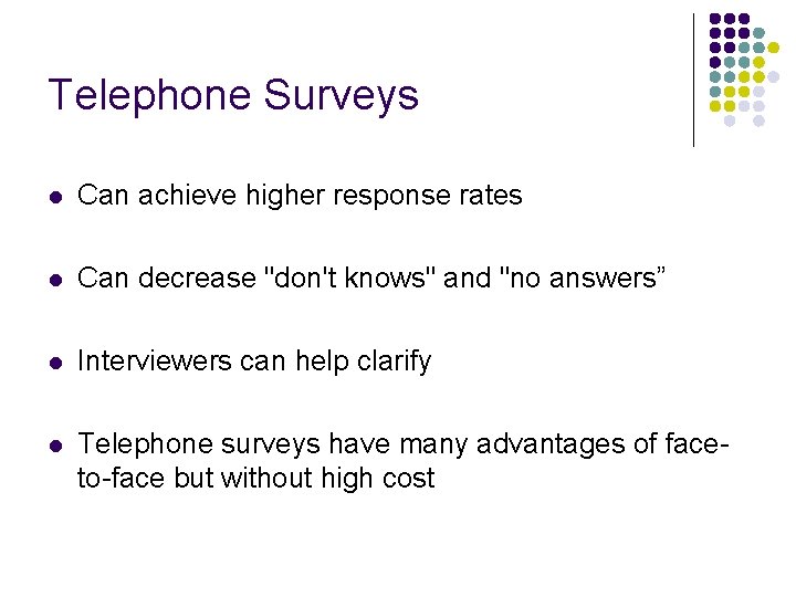 Survey Research Neuman and Robson Ch 8 Introduction