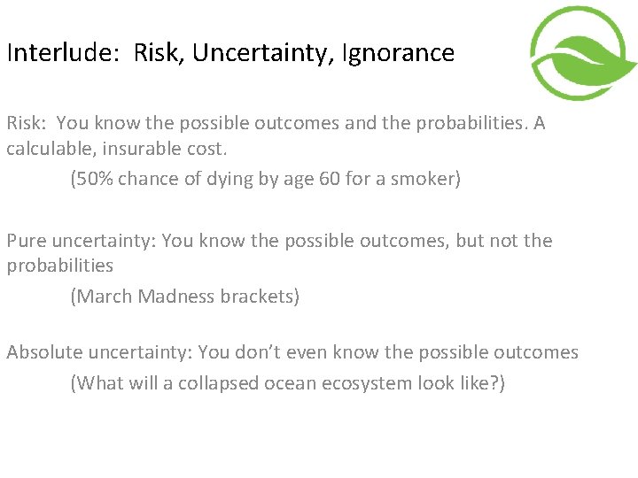 Chapter 6 Biotic Resources A Tired Planet Ecosystem