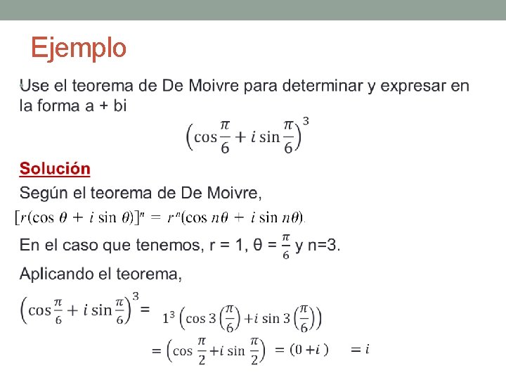 LA FORMA TRIGONOMETRICA DE LOS NUMEROS COMPLEJOS Y