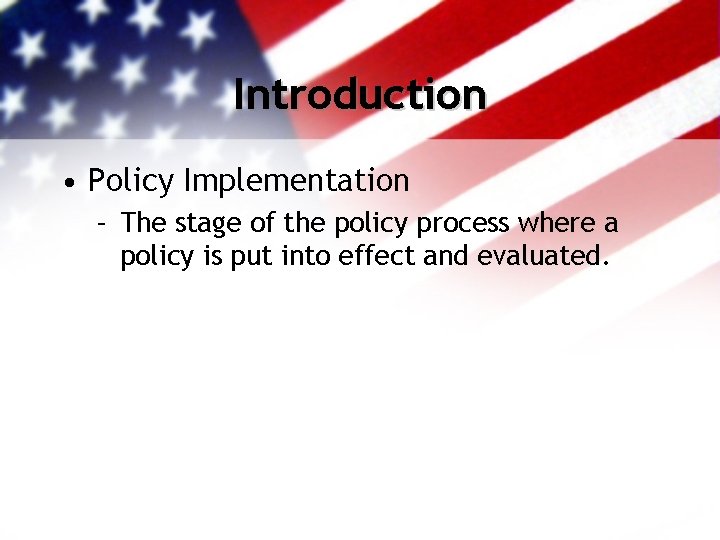 Domestic Policy Economic and Social Policy Chapter 17
