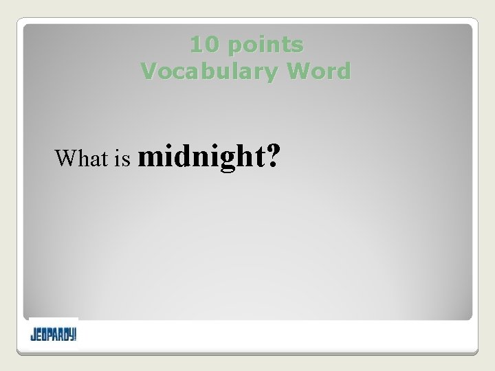 Jeopardy Open Court Vocabulary Unit 1 Sharing Stories