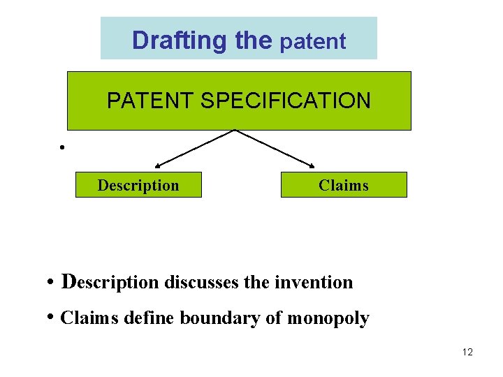 Patent Drafting Strategy Zeinab A Osman Ph D