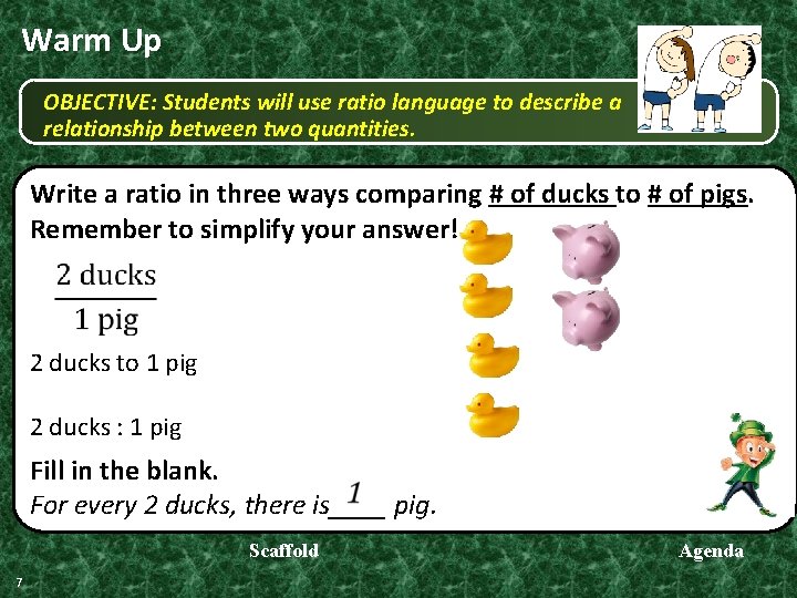 21 st Century Lessons Ratios and Vocabulary 6