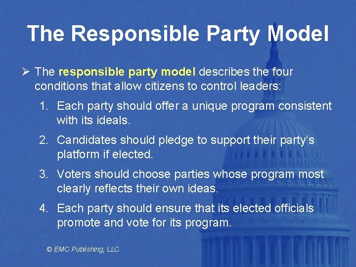 Chapter 17 Political Parties Section 1 Why Do