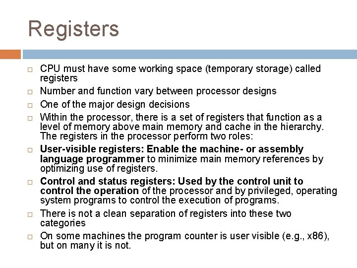 COMPUTER ORGANIZATION AND ASSEMBLY LANGUAGE Lecture 21 22