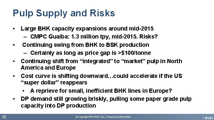 La industria del papel y celulosa latinoamericana entorno