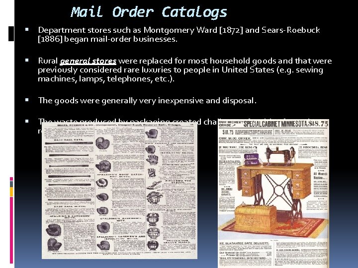 Technological Changes and Advancements During the late 1800