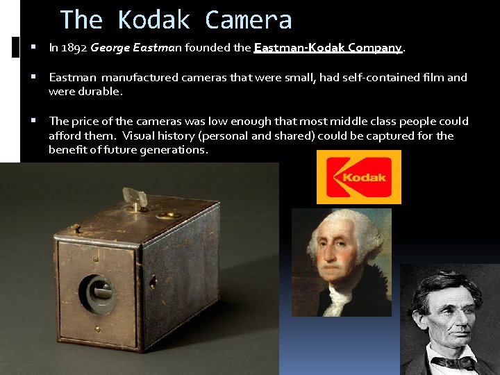 Technological Changes and Advancements During the late 1800