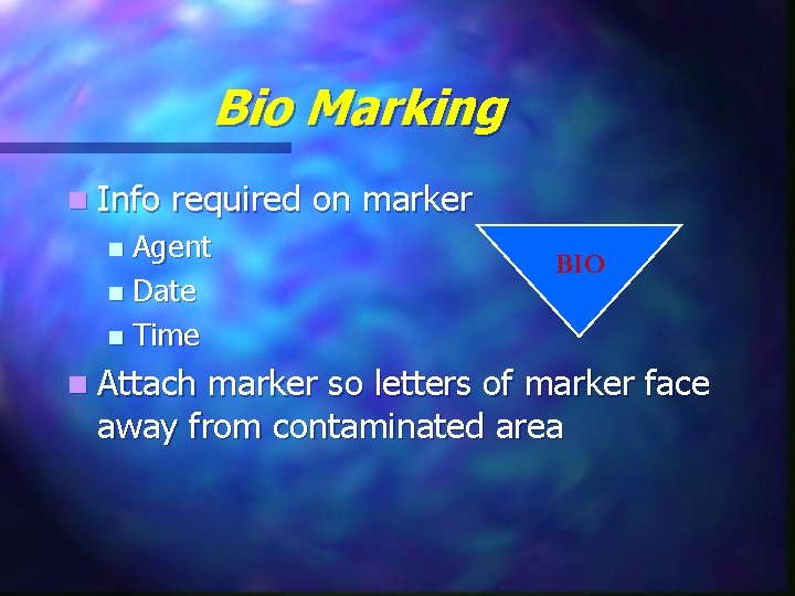 CWBW Shipboard Decon Procedures and Collective Protective System