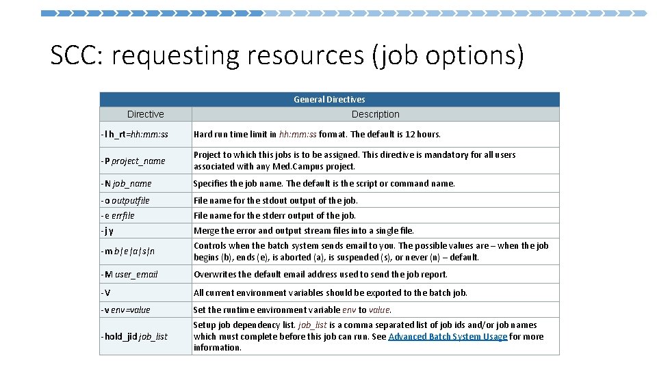 Advanced SCC Usage Research Computing Services Katia Oleinik