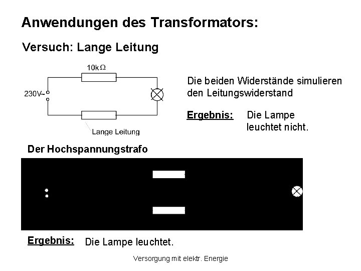 18 Versorgung mit elektrischer Energie 18 1 Der