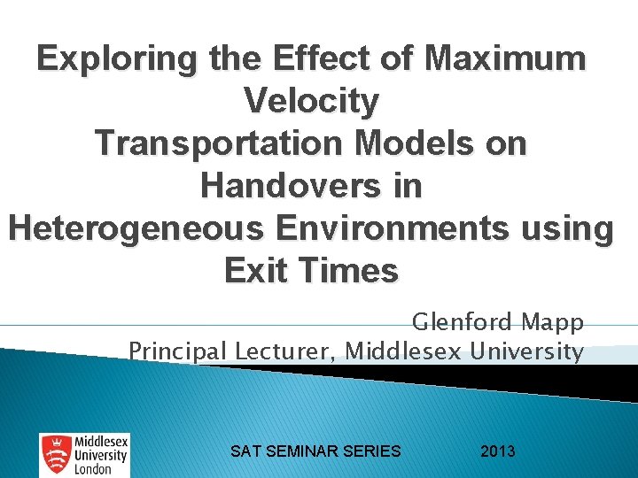 Exploring the Effect of Maximum Velocity Transportation Models