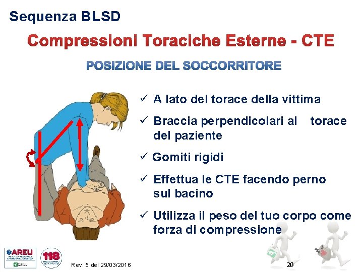 OPERATORE LAICO BLSD Rianimazione Cardio Polmonare Defibrillazione Precoce