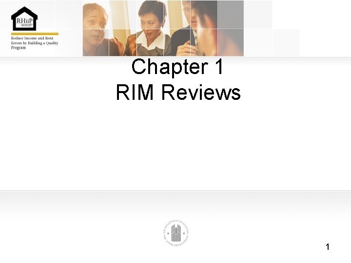 Chapter 1 RIM Reviews 1 Chapter 1 Section