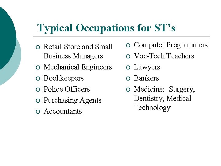 MYERS BRIGGS TYPE INDICATOR MBTI Introduction to Your